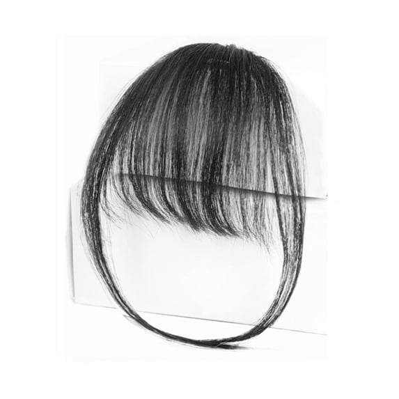 Clip in Air Bangs Synthetic Hair Extensions One Piece in Fringe Natural ...