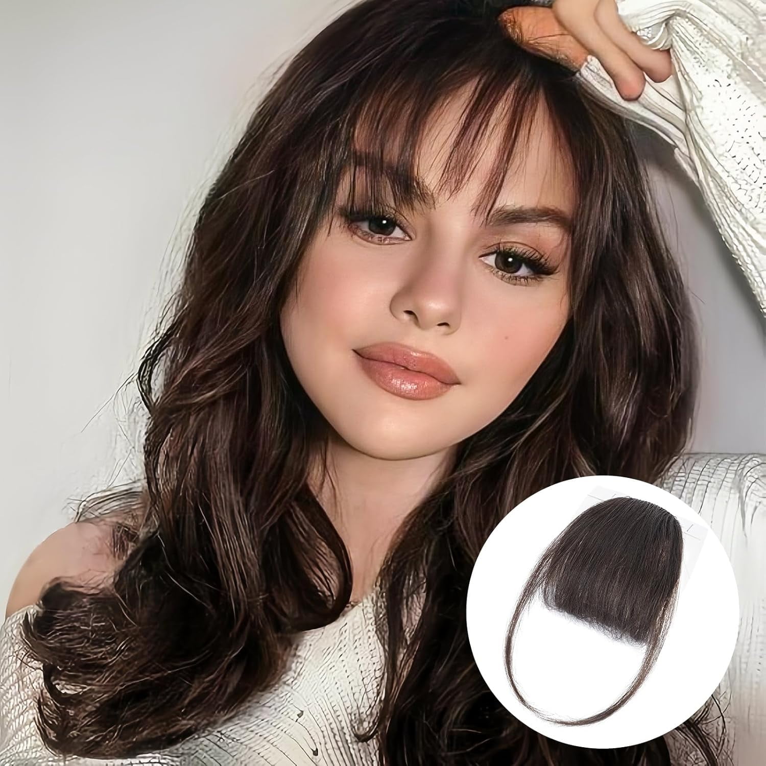 Clip in Bangs，Bangs Hair Clip on for Women Human hair Wispy Bangs ...