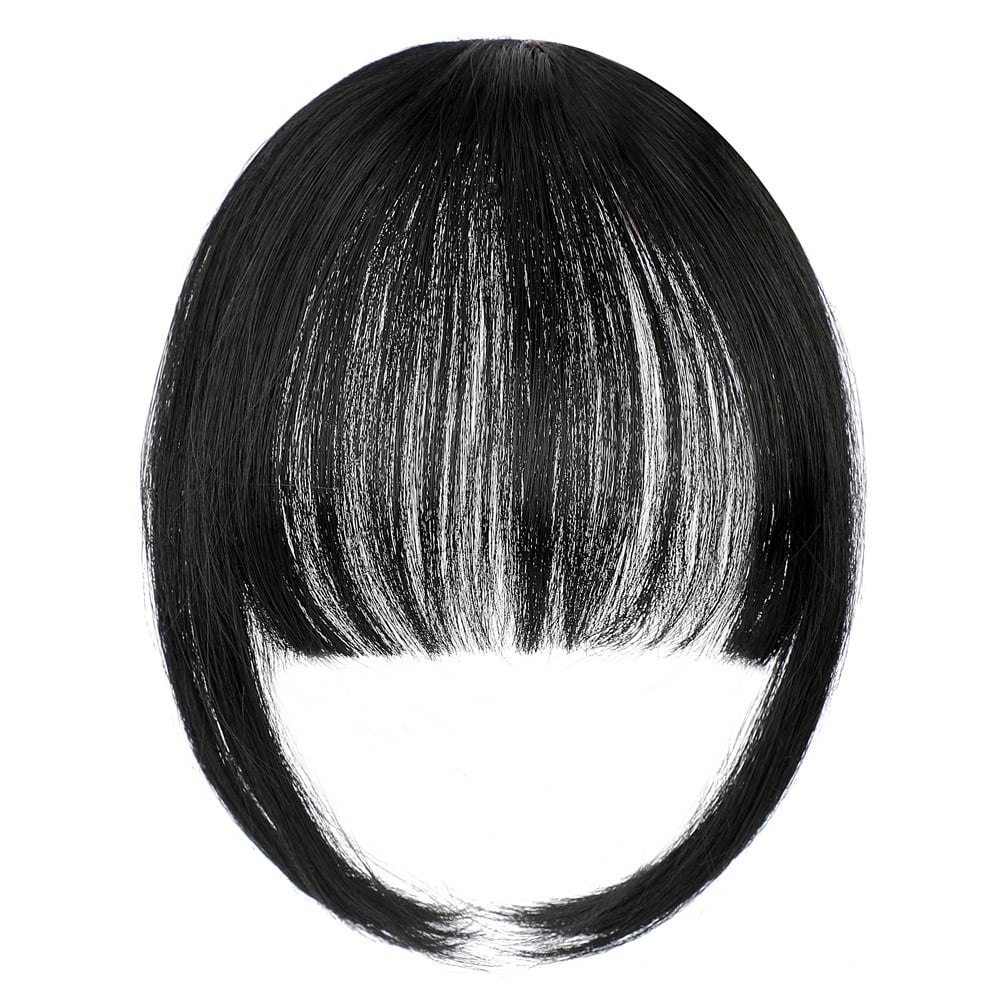 Clip in Bangs Real Human Hair Fake Bangs Clip in Hair Extensions Clip ...