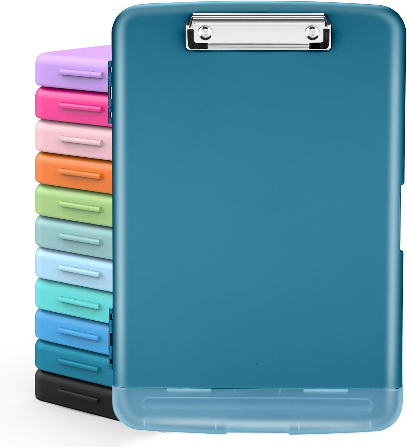Clip Boards 8.5x11 with Storage, High Capacity Storage Clipboard ...