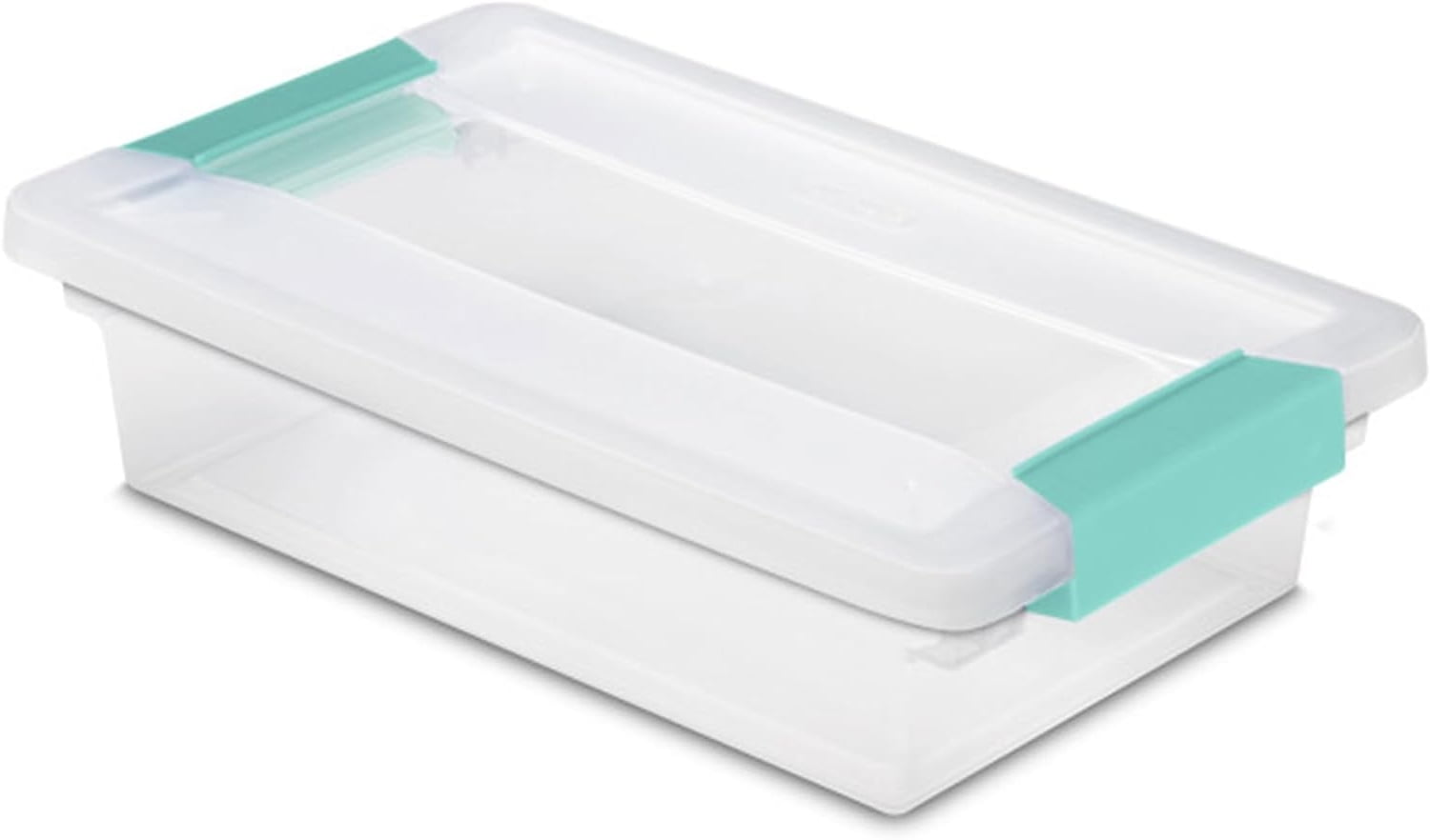 Clip Box, Stackable Clear Plastic Bins with Latching Lids, Small ...