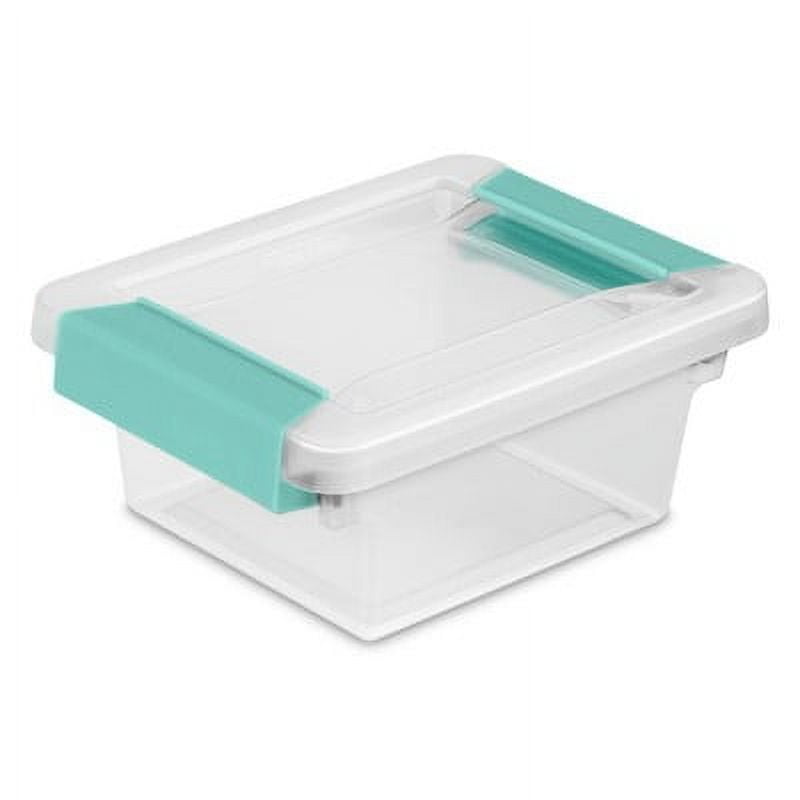 Clip Box, Stackable Storage Bin with Latching Lid - Walmart.com