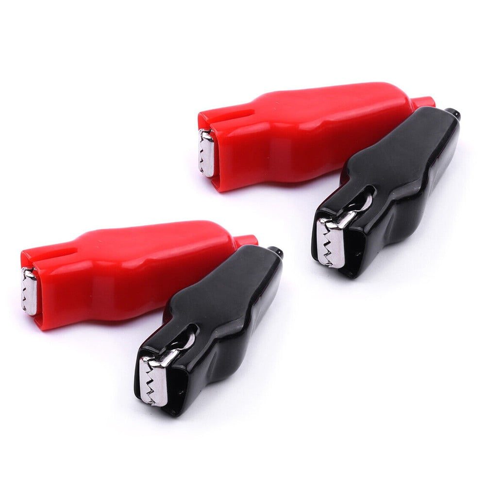 Clip Electrical Jumper Clips Red And Black With Sheath 20A 80Mm 1 ...