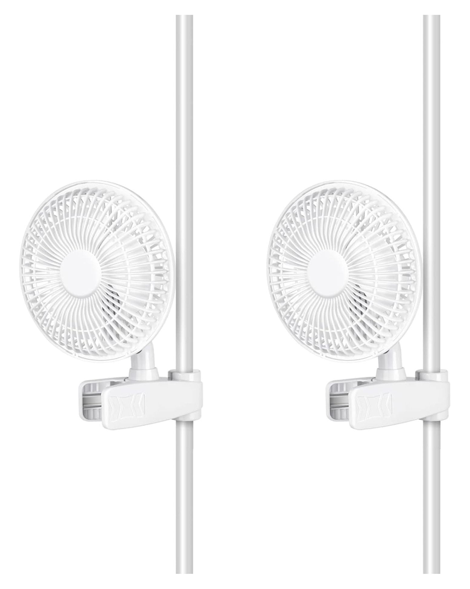 Clip Fan, 6-Inch Grow Tent Fan, Monkey Fan, Adjustable 90° Angles, 15W ...