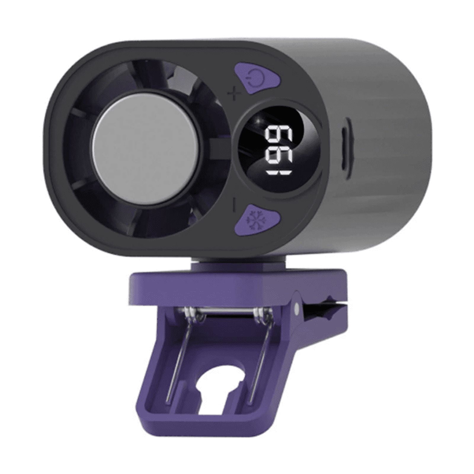 Clip on Fan Digital Display Personal Cooling Fan Durable Material ...