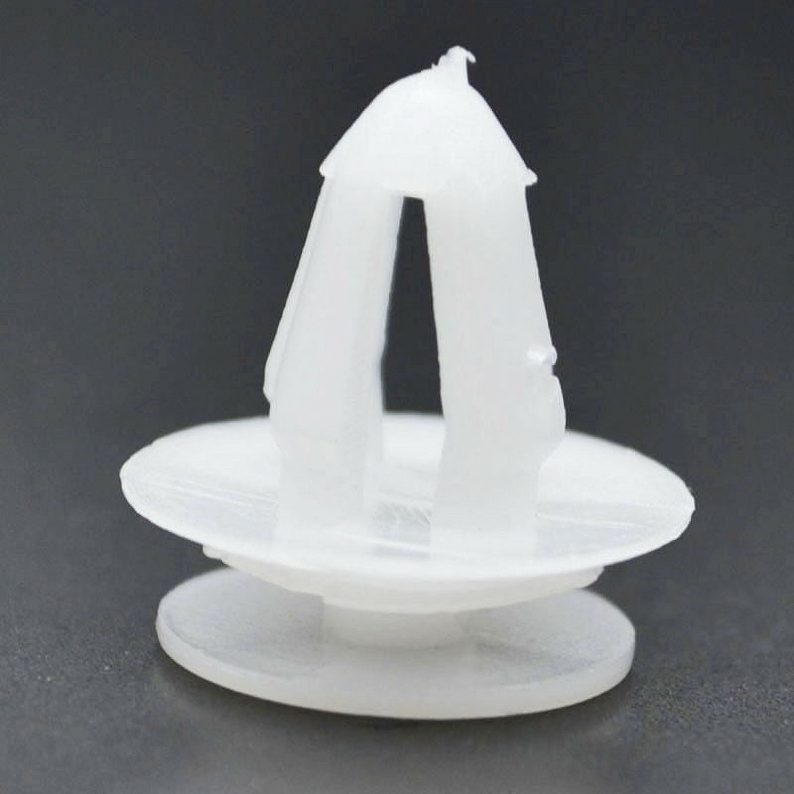 Clip Fastener Retainer Parts Accessories 50Pcs White Plastic Car Truck ...