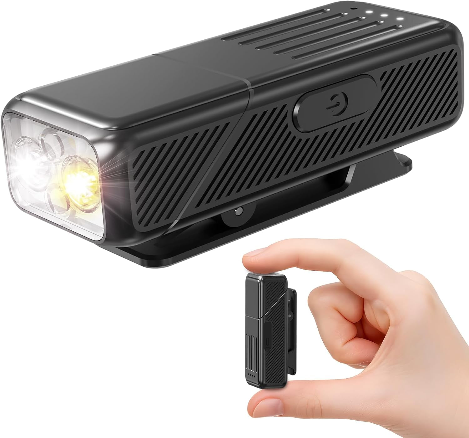 Clip Flashlight, Mini EDC Flashlight for Night Walking - 90? Rotating ...