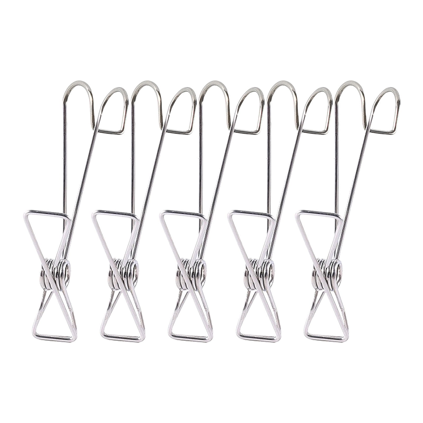 Clip Hooks 5Pcs Stainless Steel Hooks For Hanging Laundry Socks ...