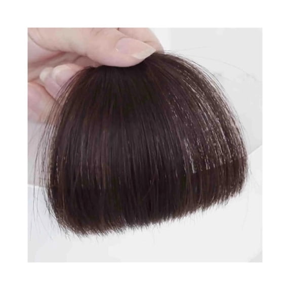 Clip-In Bangs Hairpiece for Women 100% Human Straight Hair Toppers for ...