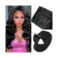 Clip In Hair Extensions Real Human Hair Double Weft Handmade Straight ...