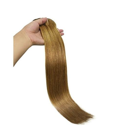 Clip In Hair Extensions Seamless 8Pcs Real Human Hair Natural Hair ...