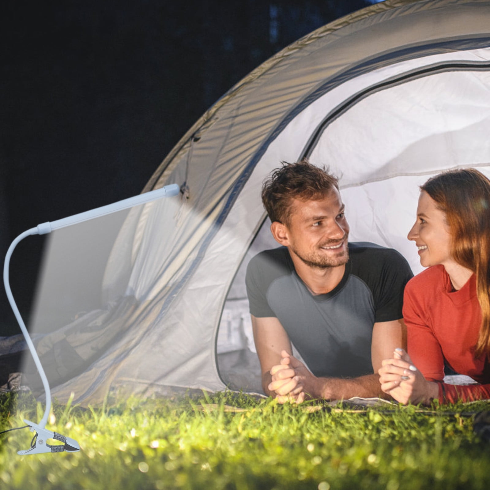 Clip on Light 3 Brightness Levels Clip Lamp Clamp on Desk Lamp Book ...