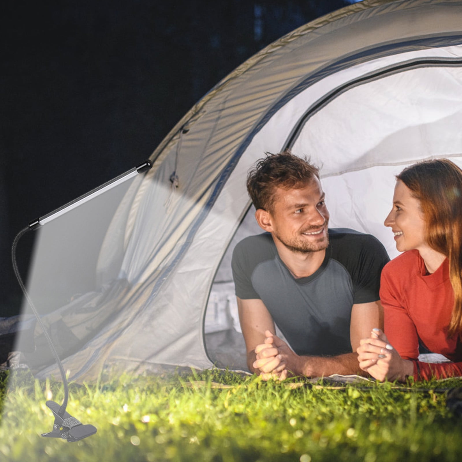 Clip on Light 3 Brightness Levels Clip Lamp Clamp on Desk Lamp Book ...