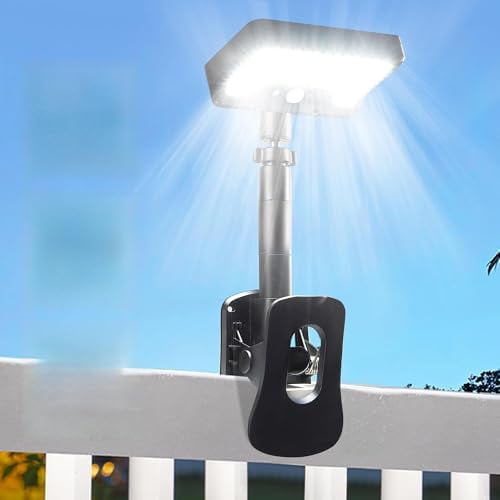 Clip On Motion Sensor Solar Lights Outdoor, 92 LEDs Solar Fence Lights ...