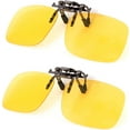 Clip Night vision Glasses Flip up Sunglasses UV-400 to Wear Over ...