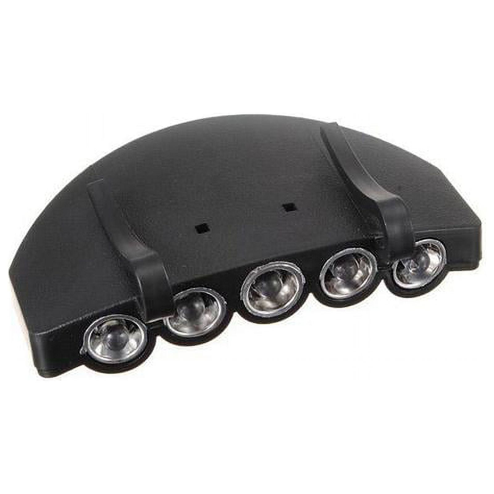 Clip On 5 LED Head Cap Hat Light Lamp Torch Fishing Camping Ou Hunting ...
