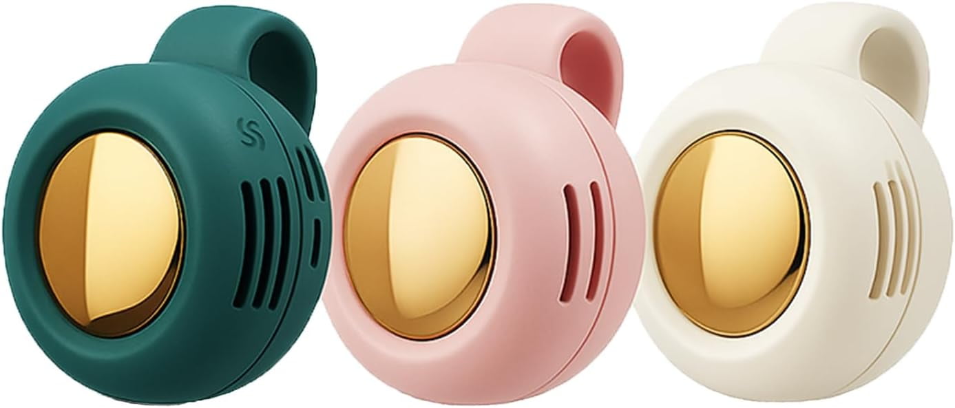 Clip-On Bladeless Fan – Portable Silent Mini Fan with 3 Speeds ...