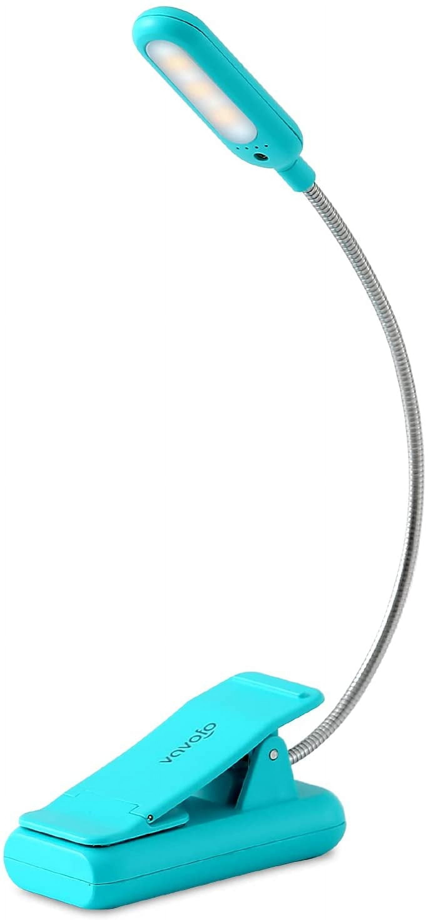 Clip On Book Light for Bed Kids, 7 LED Reading Light with 9-Level Warm ...