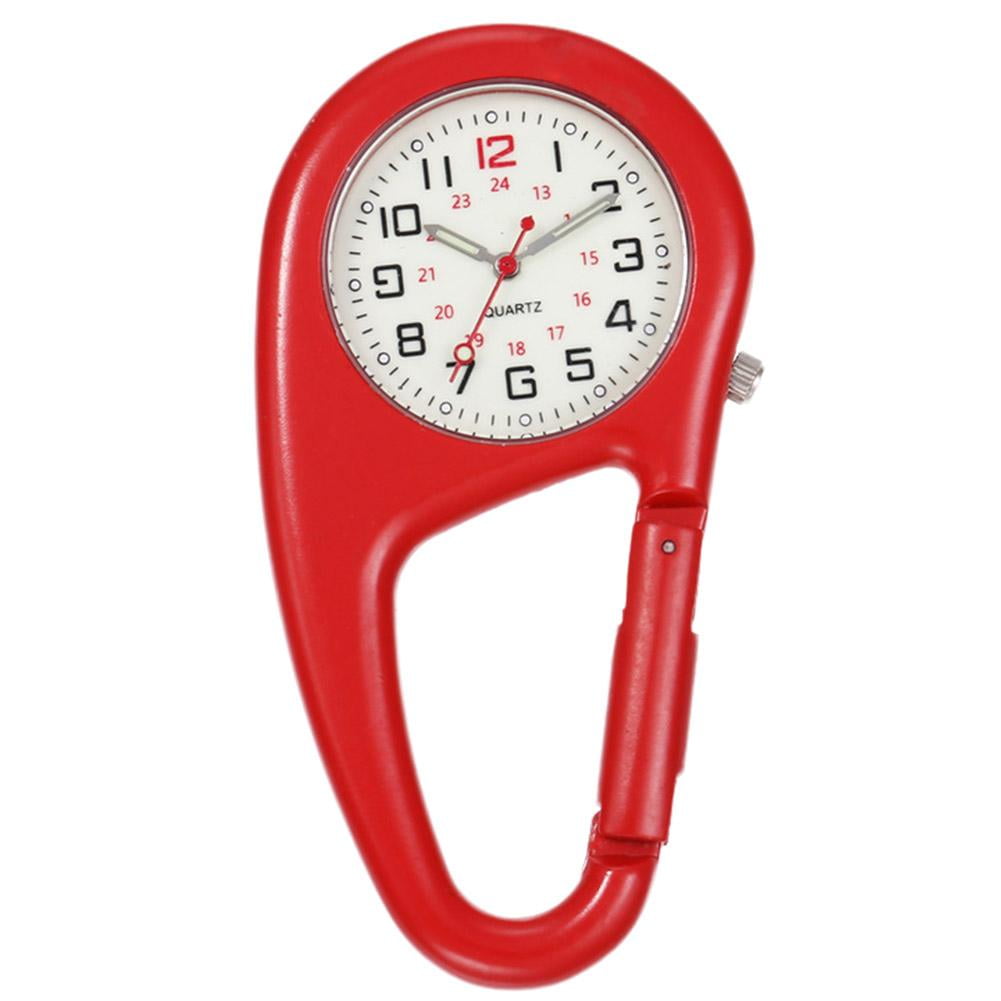 Clip-On Carabiner Luminous Night Watch Bapa Bule Watch Fob Sport E2I7 ...