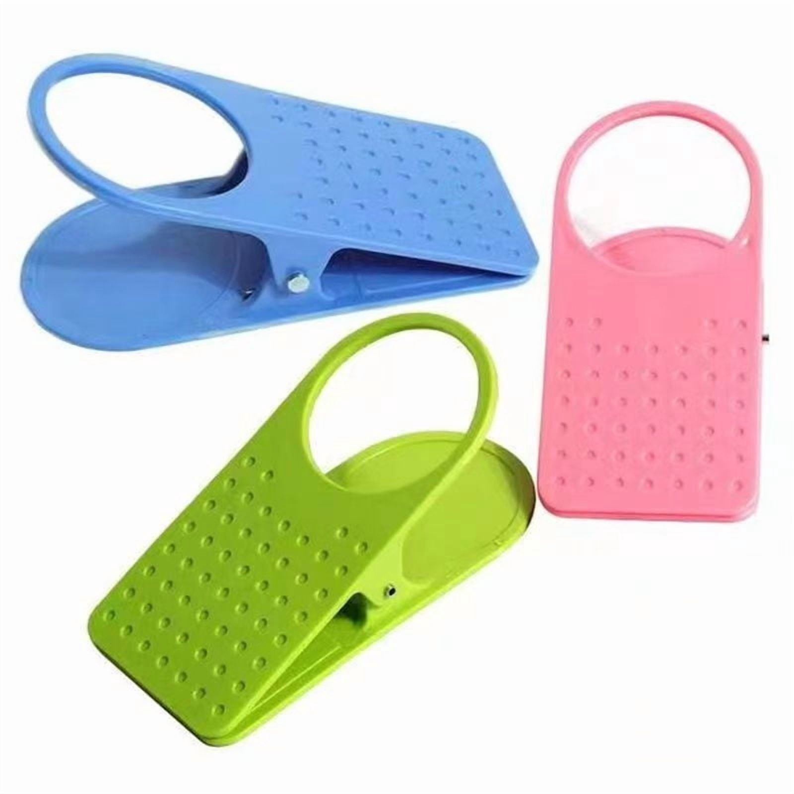 Clip On Cup Holder Drink Organizer for Desk and Beach Chair, Plastic ...