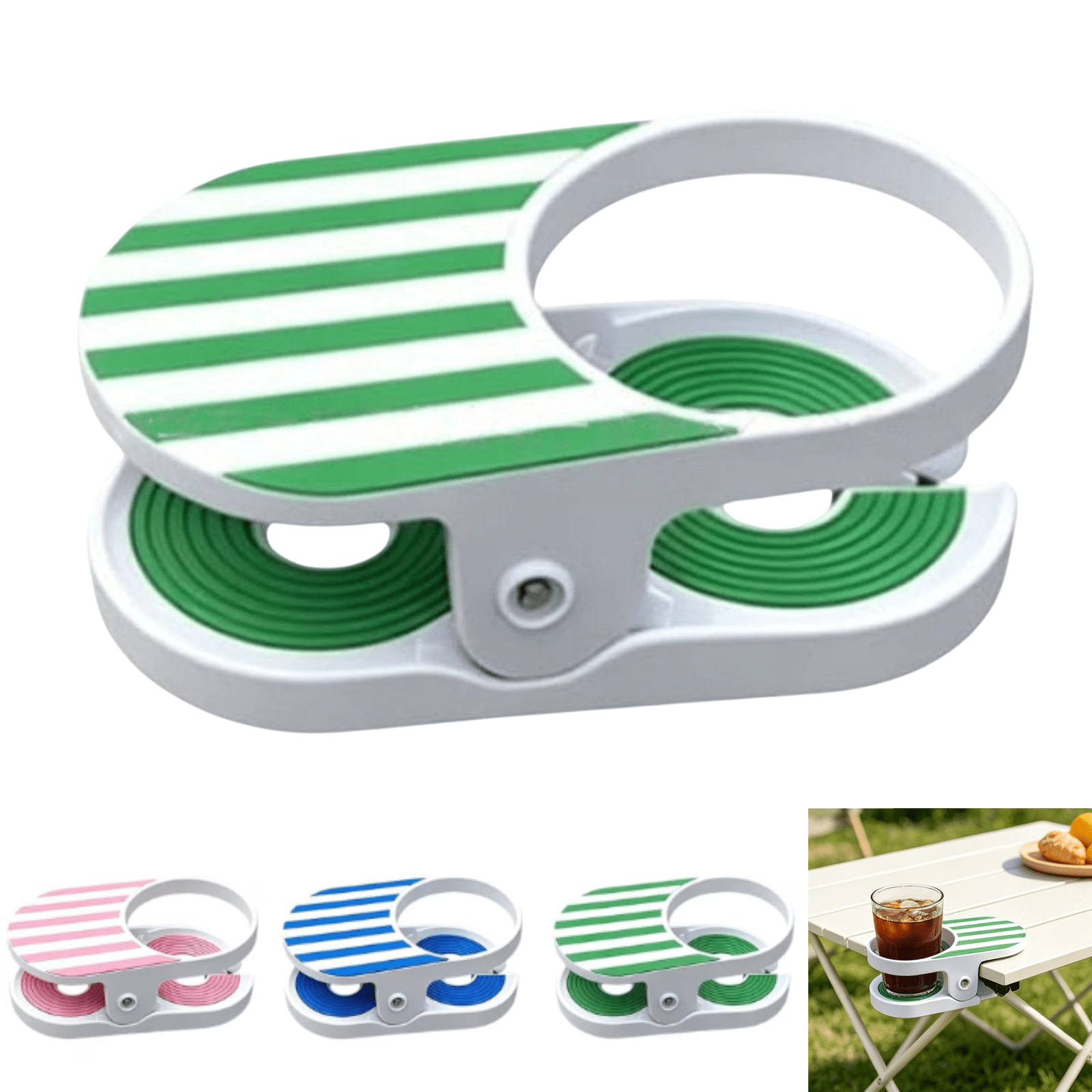 Clip-On Drink Holder Desk Bottle Stand Universal Cup Holder Clip for ...