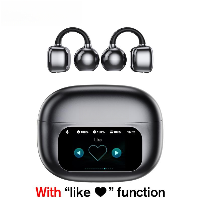 Clip On Ear Headphones With Audio-Visual Future Touch Screen, Audio ...