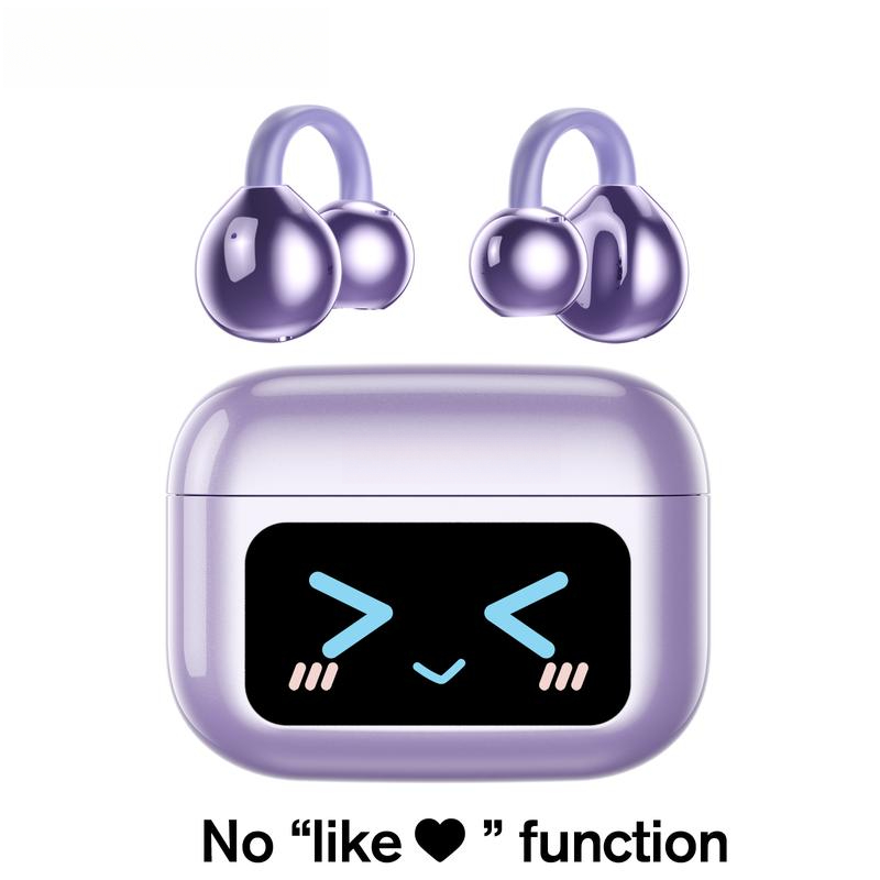 Clip On Ear Headphones With Audio-Visual Future Touch Screen, Audio ...