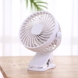 Clip On Fan, USB Powered Mini Quiet Fan, 3 Speeds Strong Wind Portable ...