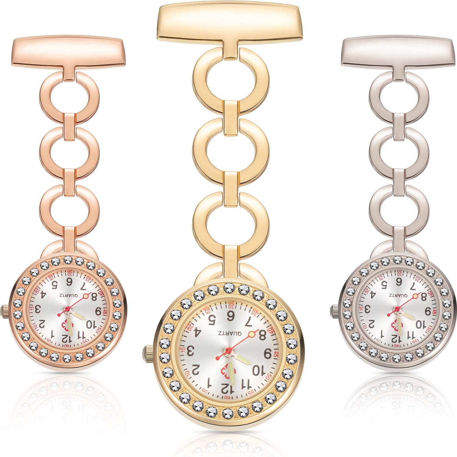 Clip-On Hanging Pocket Watch For Men Women - Walmart.com
