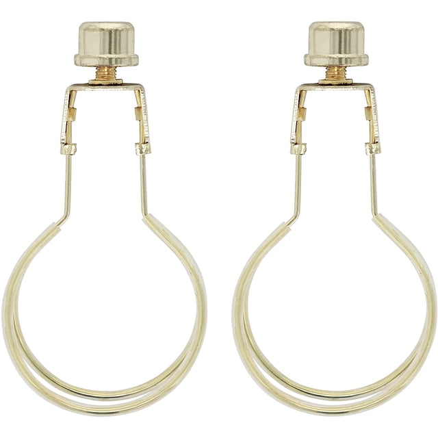 Clip On Lampshade Adapters - Includes Finials and Lampshade Levellers ...