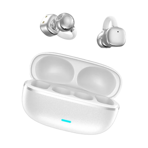 Clip On Open Ear Headphones – Wireless Earbuds With AI Noise Cancelling ...