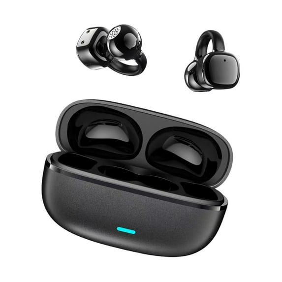 Clip On Open Ear Wireless Headset With Advanced AI Noise Cancelling ...