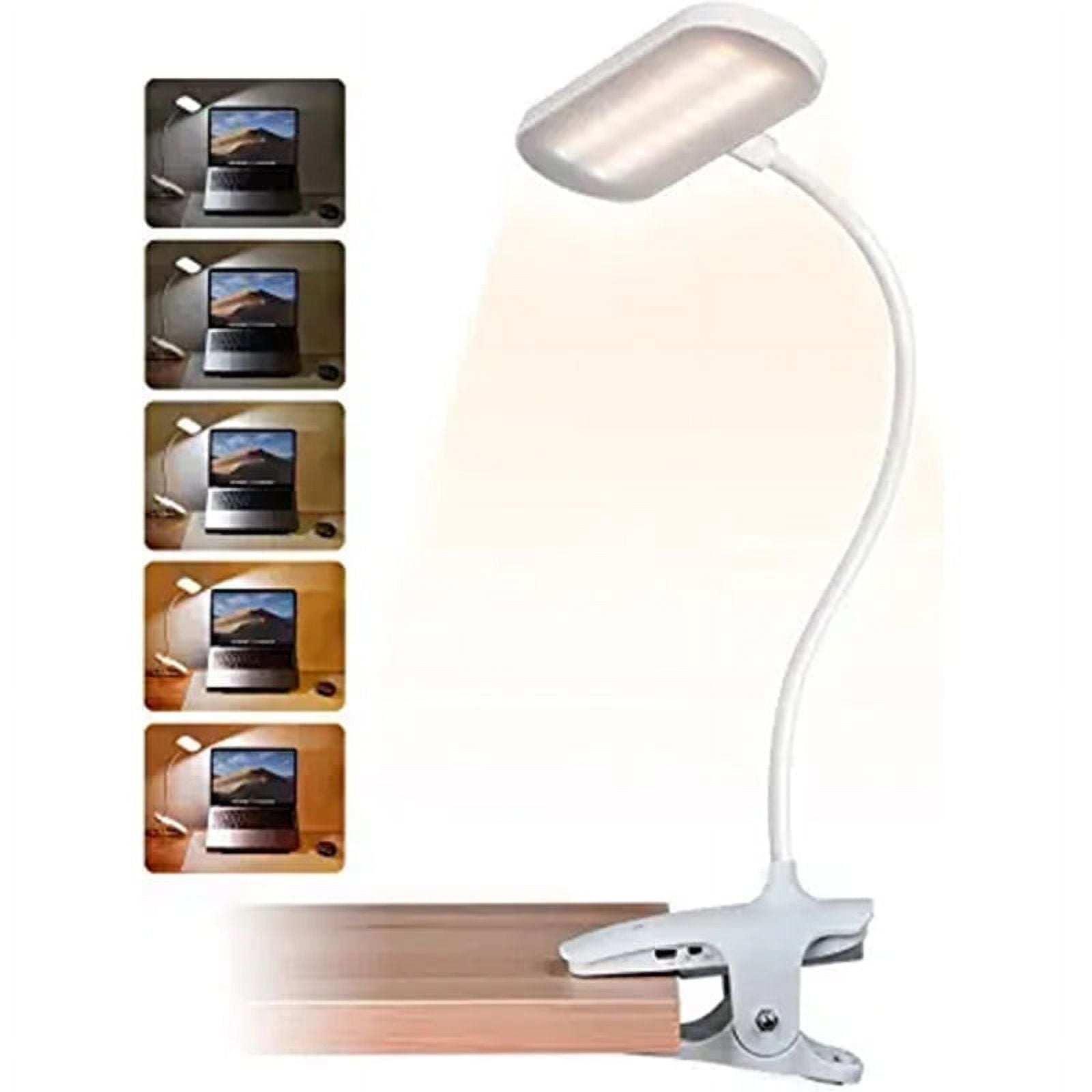 Clip On Reading Light for Bed Headboard, Eye Protect Reading Lamp Clip ...