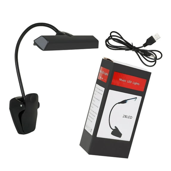 Clip On Rechargeable Music Stand Lamp Flexible LED Music Stand Light ...