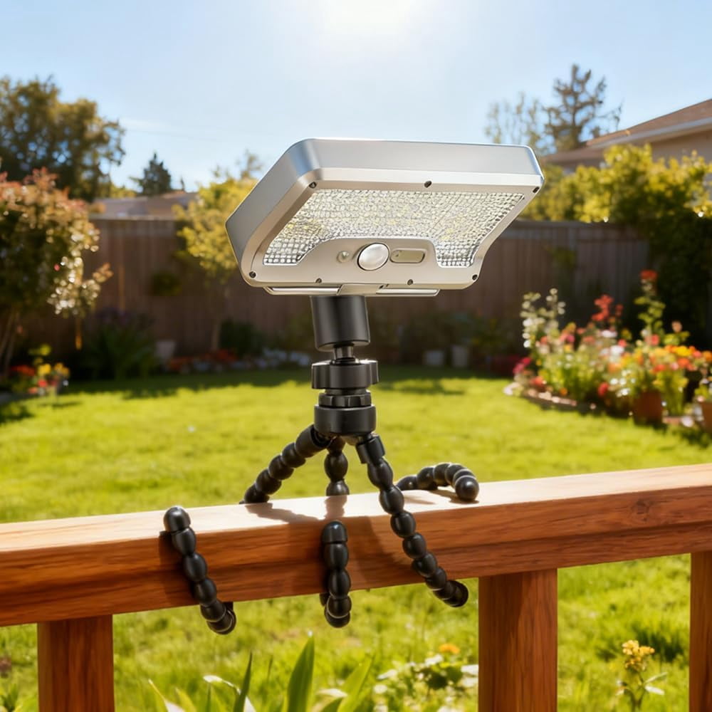 Clip On Solar Motion Sensor Light Outdoor, 600LM 3 Modes IP65 ...