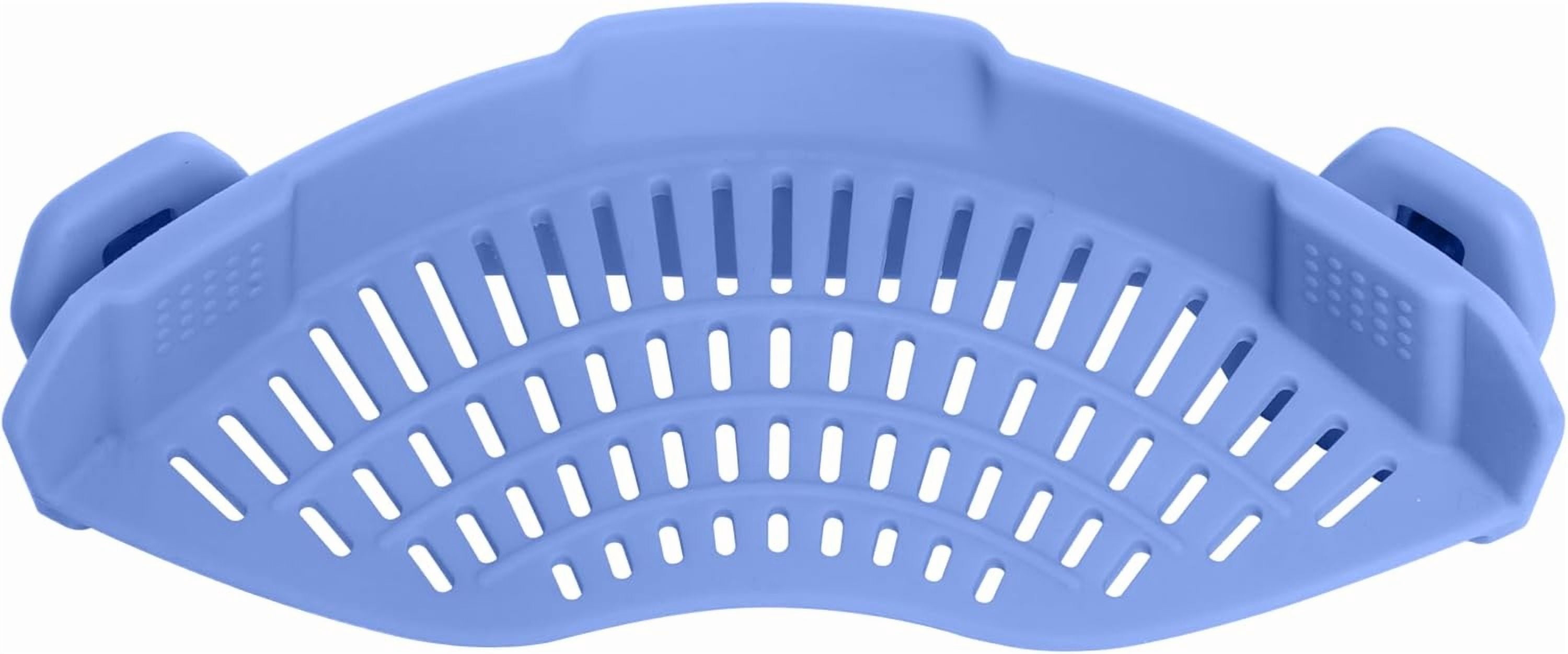 Clip On Strainer Silicone for All Pots and Pans, Pasta Strainer Clip on ...