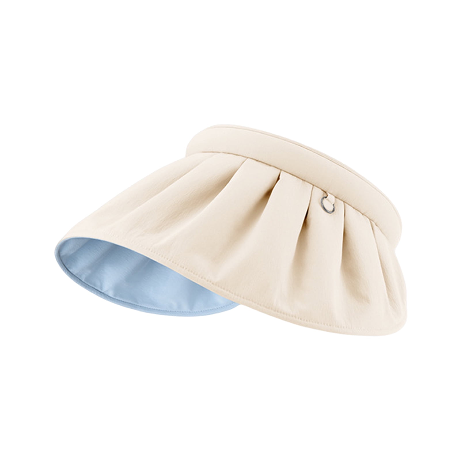 Clip On Sun Visors Foldable Sun Hats for Women with UV Protection Wide ...