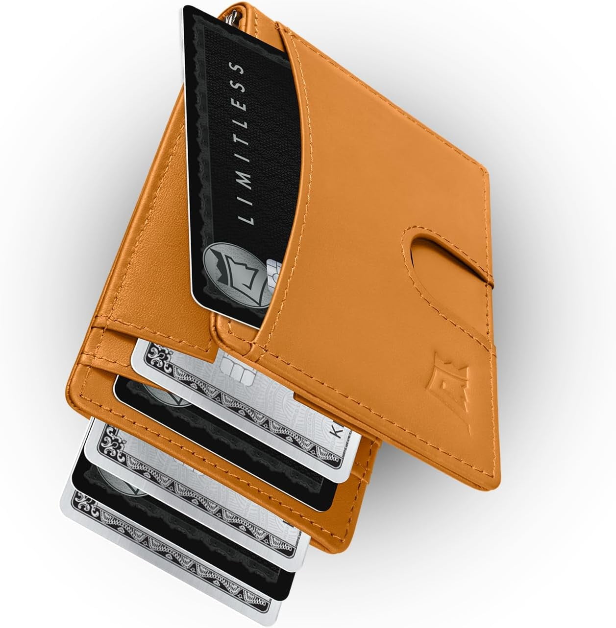 Clip Slim Minimalist Wallet for Men - RFID Blocking Leather Design with ...