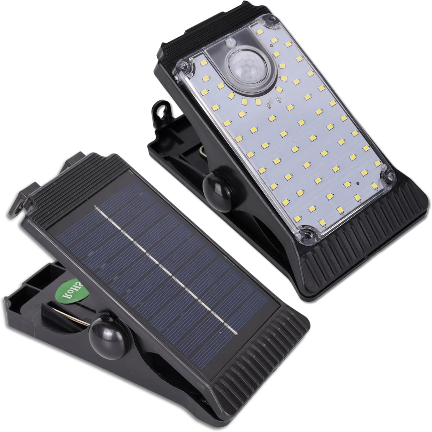 Clip On Solar Lights Outdoor 60 LED, Motion Sensor Outdoor Waterproof ...