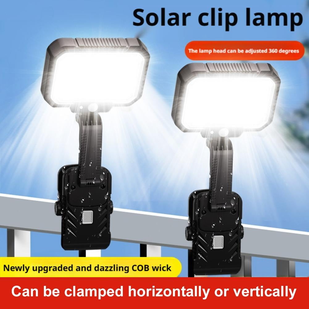 Clip On Solar Lights Outdoor with Motion Sensor, 360°Rotatable ...