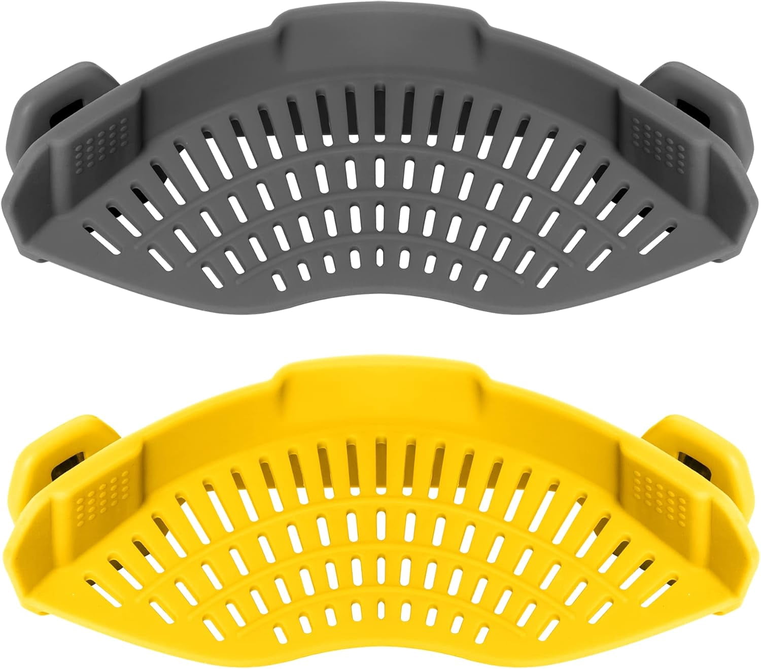 Clip Strainer,2 Strainer Pasta Drainer for Pasta,Spaghetti,Ground Beef ...