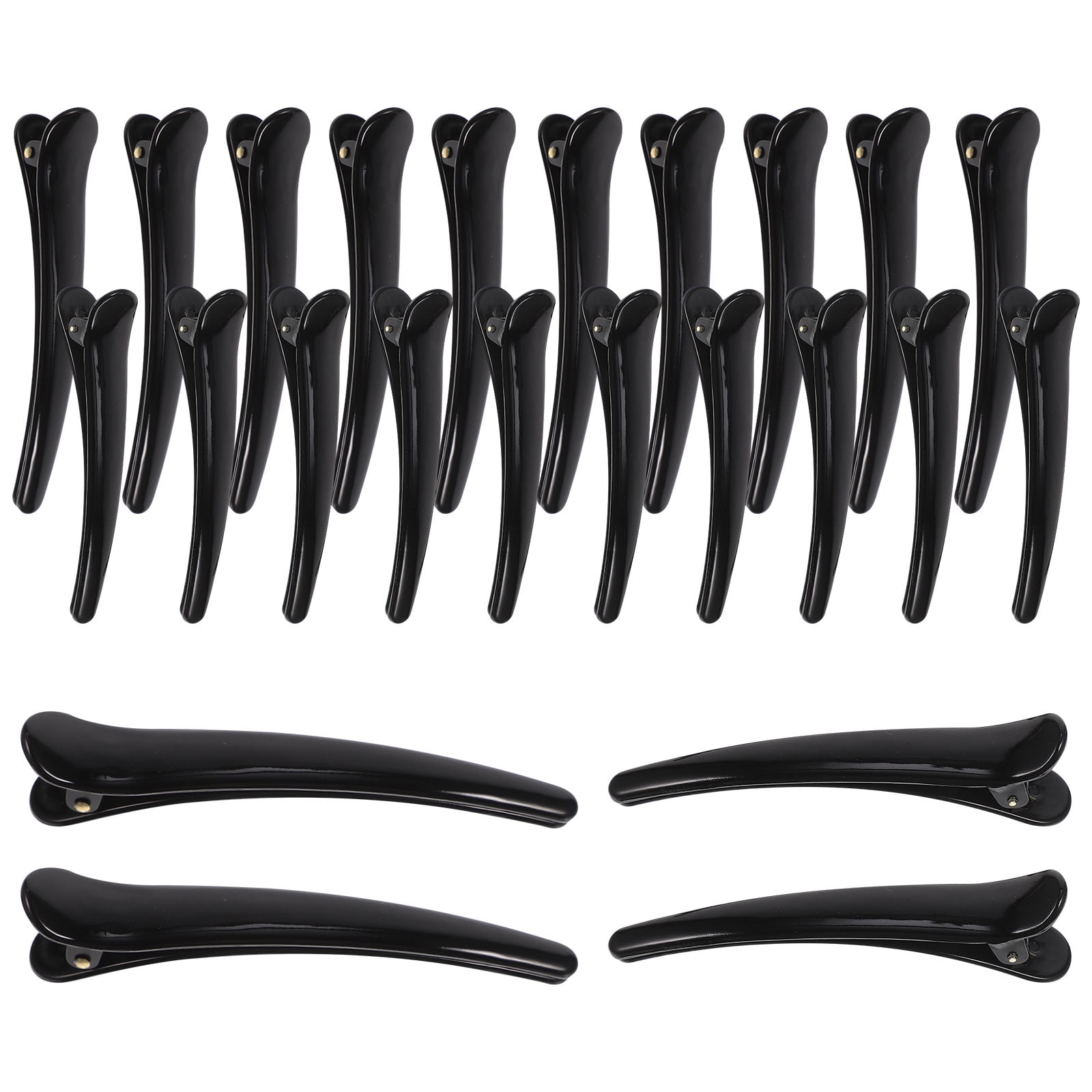 Clip Toothed Hair Curler Rollers Curlers Girls Bows Clips Billed 24 Pcs ...