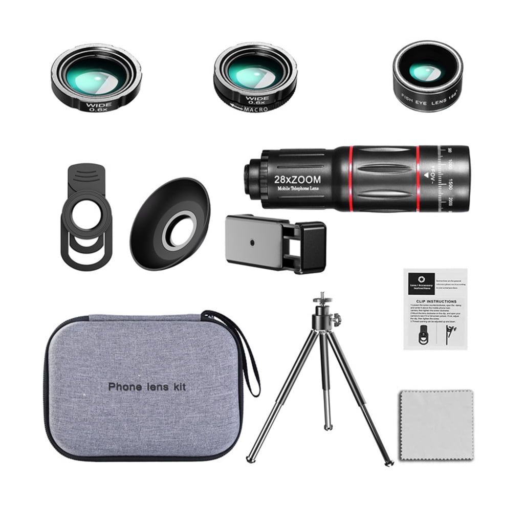 Clip Type Photography Telescope Telephoto Lens for Smartphone 28X ...