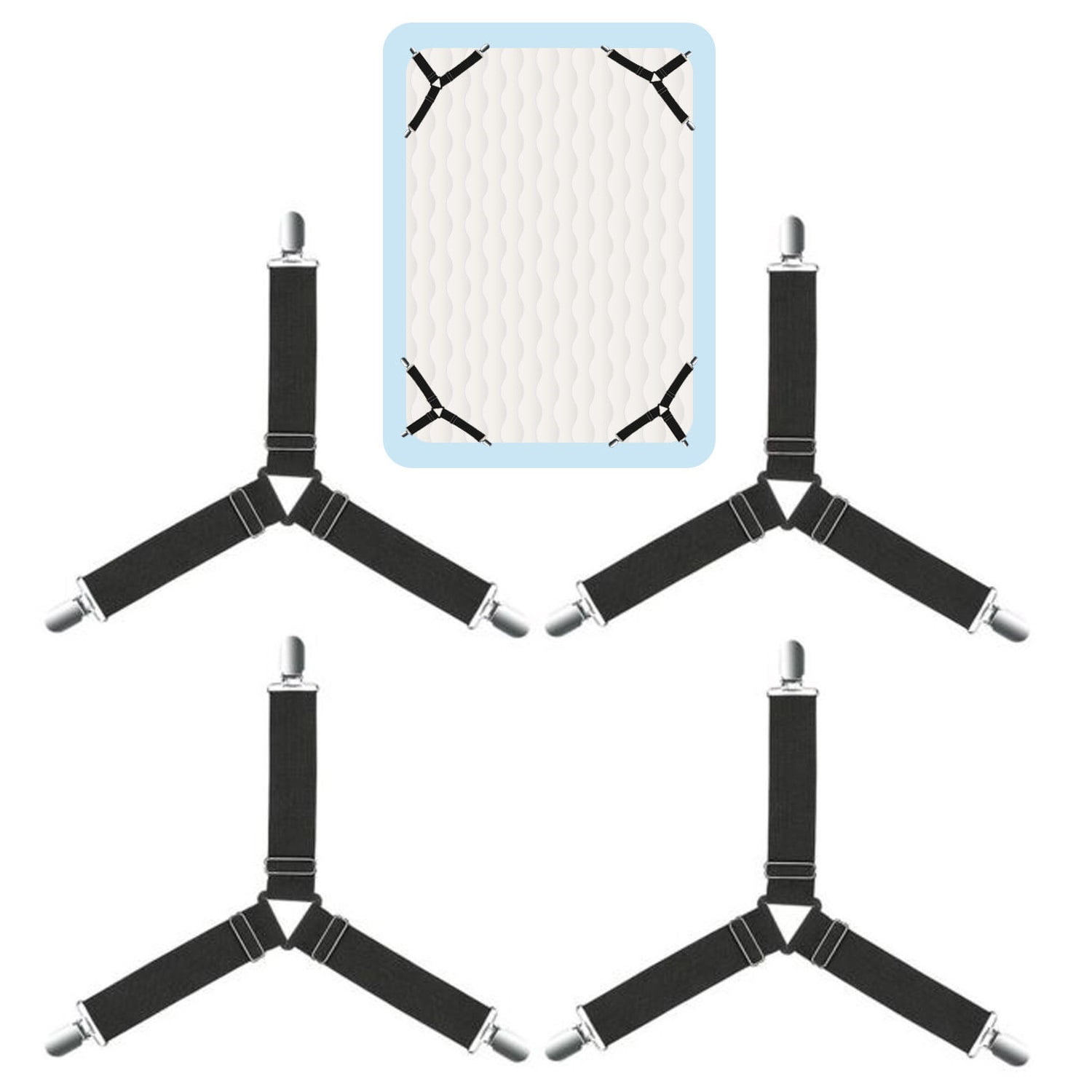 Plastic Clip by MyMiniFactory for Bed Sheets (4 Pack) - Walmart.com