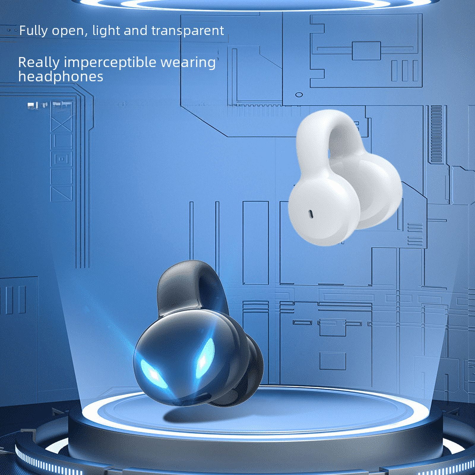 Clip ear YX03 Bluetooth headset earrings wireless helmet headset ...