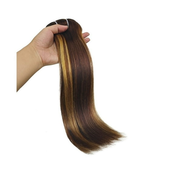 Clip in Hair Extensions Straight Per Set with 18 Clips 120G Double Weft ...