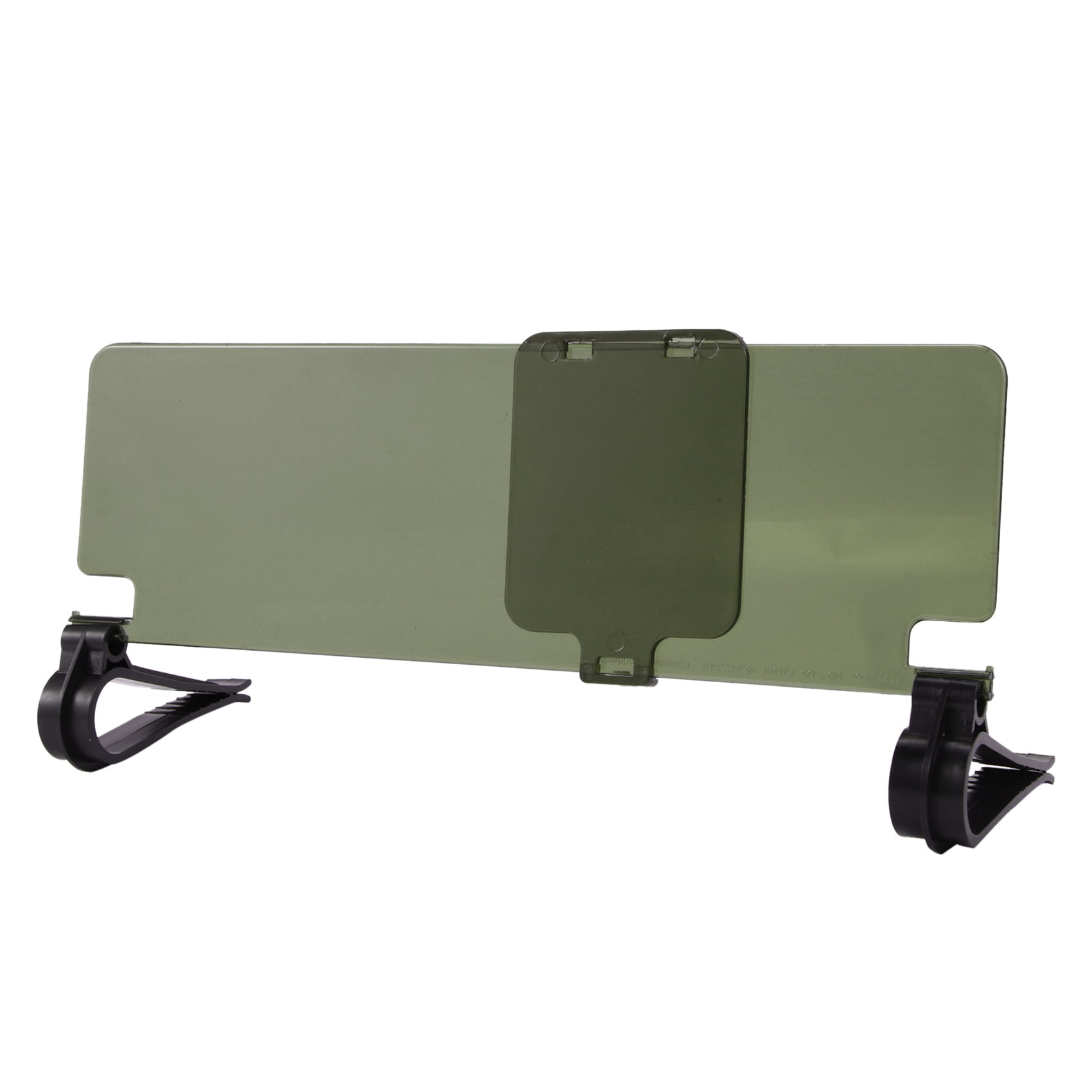 Clip on Car HD safer Vision Anti Dazzle Glare Blocker Shade Sun Visor ...
