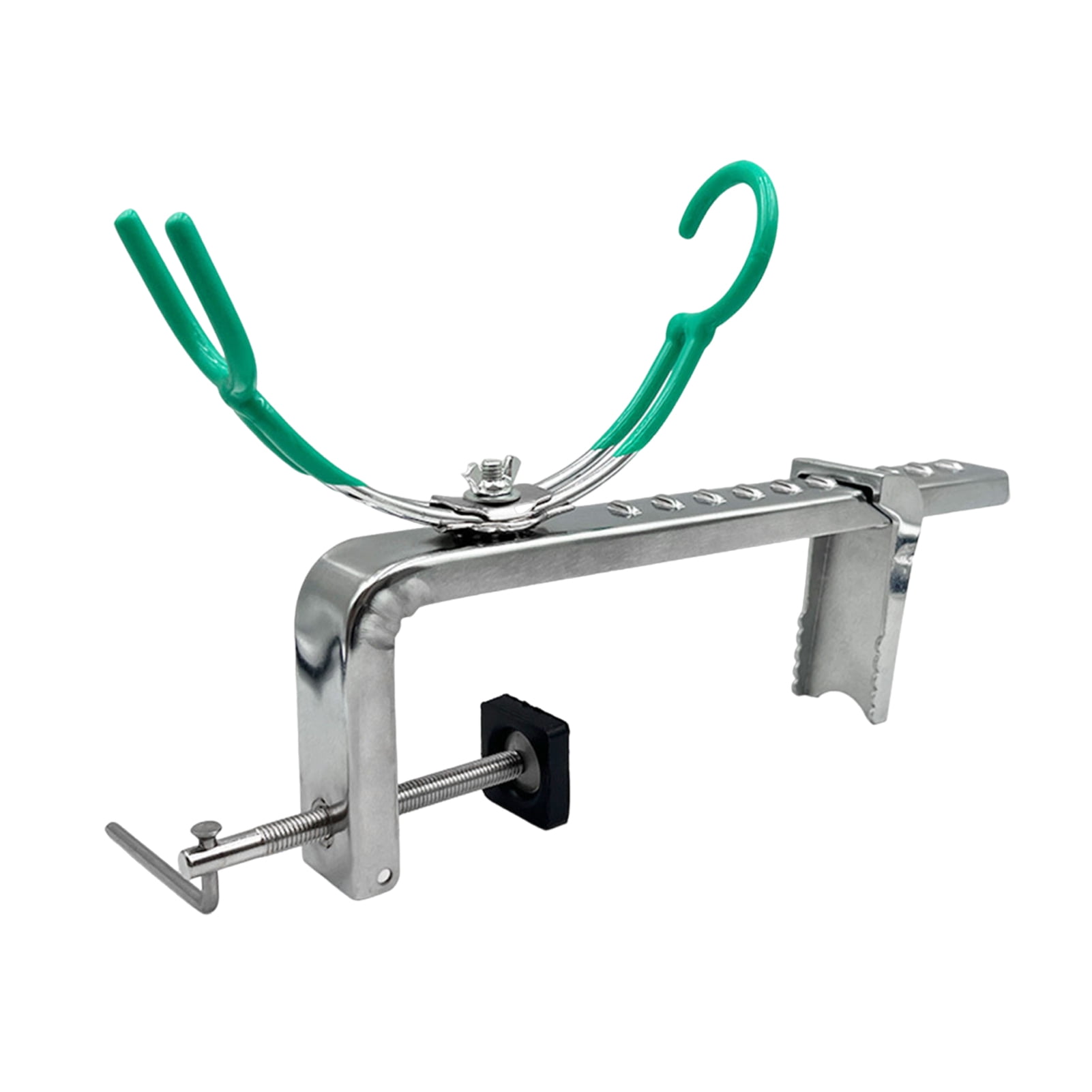 Clip-on Fishing Rod Holder 360 Degrees Rotation Angle Adjustable Heavy ...