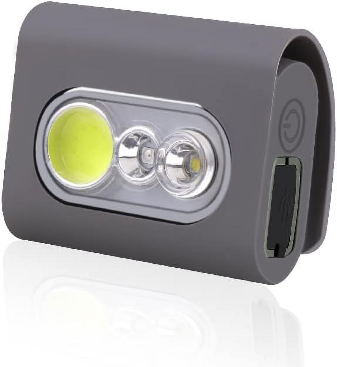 Clip-on Flashlight for Night Running, Reflective Running Gear USB ...