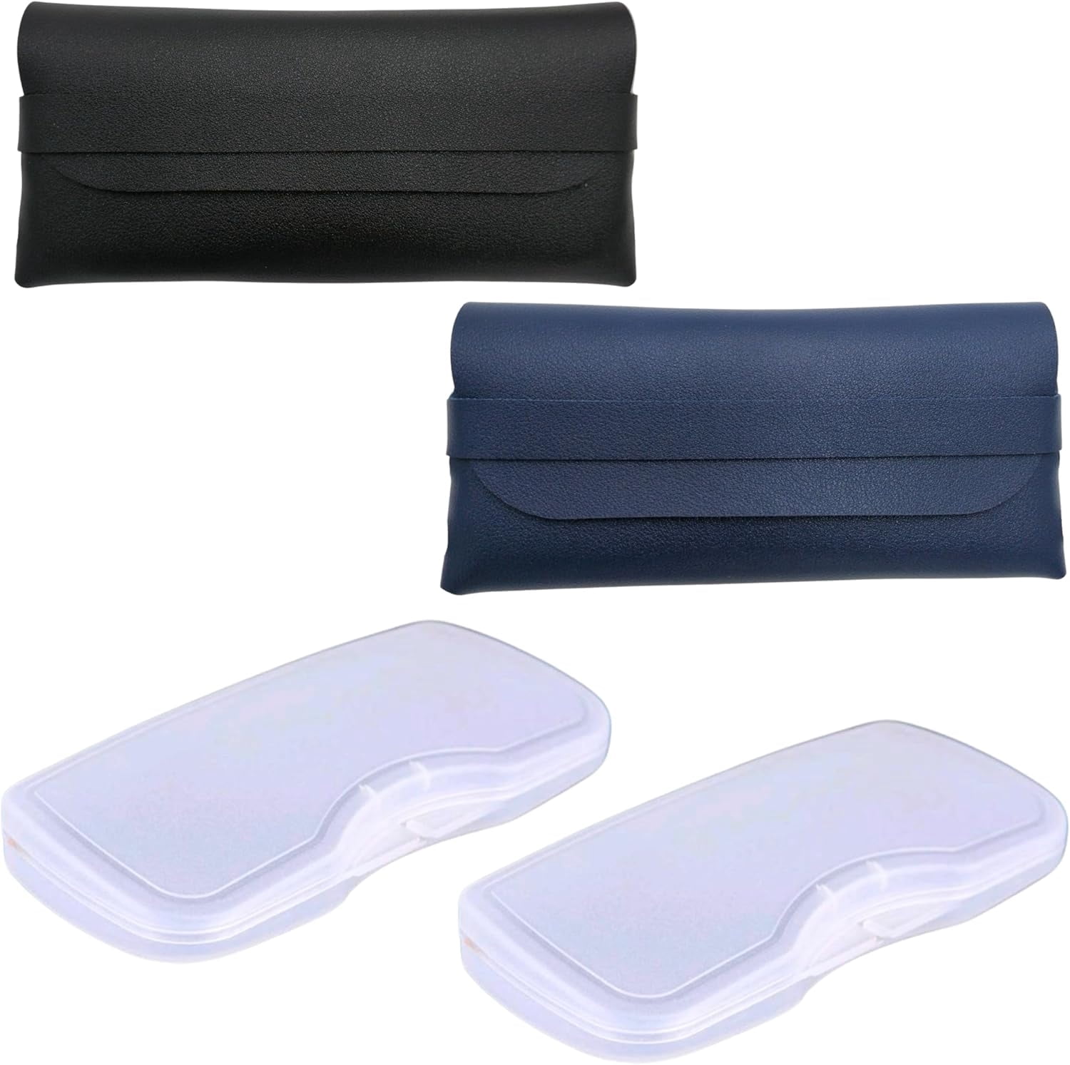 Clip on Glasses Case Pouch Hard Shell, Case for Clip on Sunglasses ...